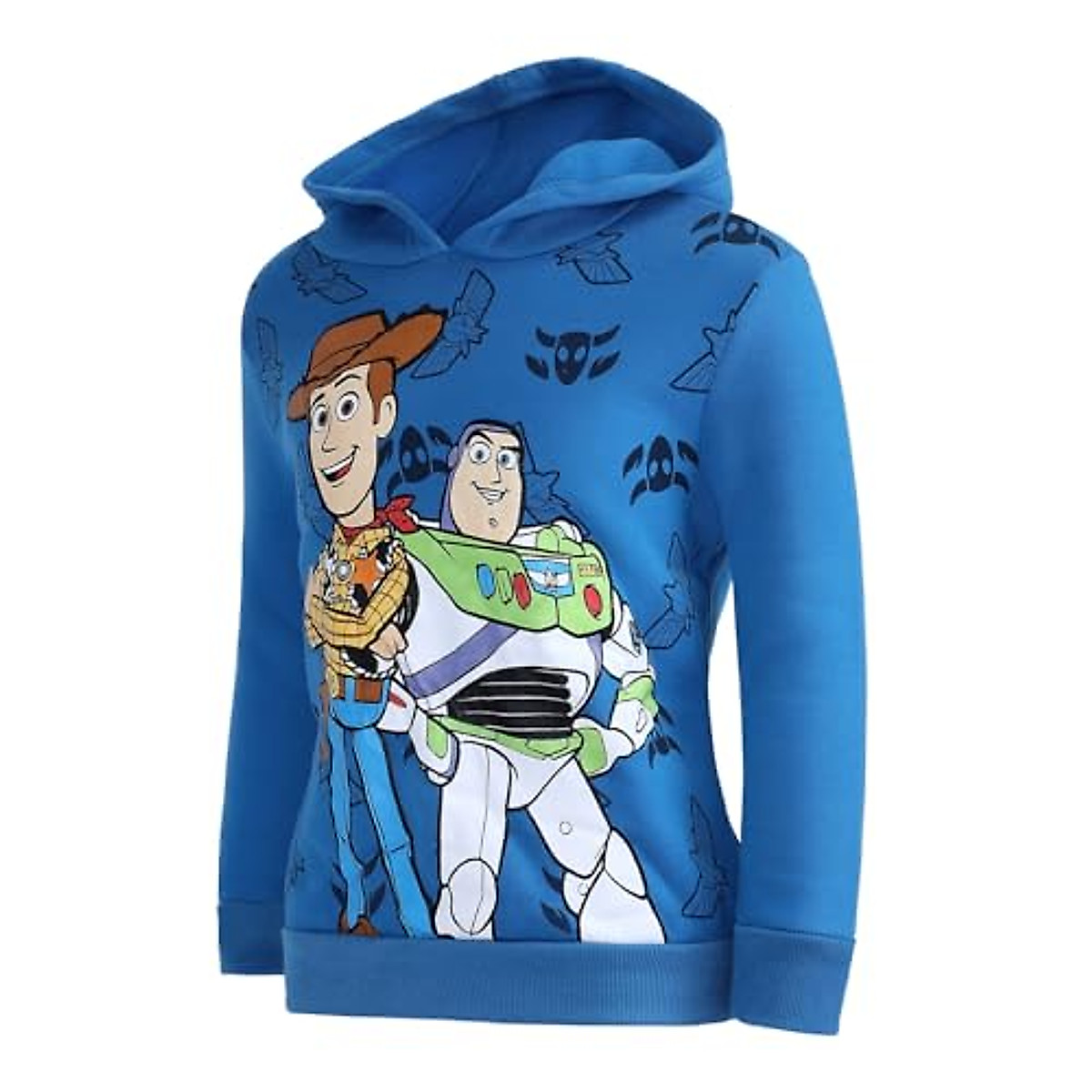 Disney Toy Story Woody and Buzz Lightyear Boys Pullover Hoodie for Toddler, Little and Big Kids