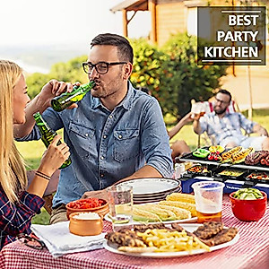 Raclette Grill, Techwood Electric Table Indoor Grill Korean BBQ Grill, Removable 2-in-1 Non-Stick Grill Plate, 1500W Fast Heating with 8 Cheese Melt Pans, Ideal for Parties and Family Fun (Blue)