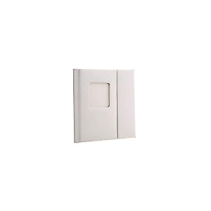 Flashpoint Adorama Overlapping CD Holder with Cover Window, Holds 1 CD, White