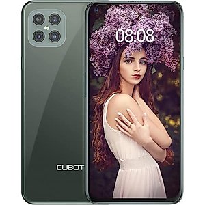 CUBOT C30 Unlocked Android Smartphone 128GB, 4G Dual SIM Cell Phone, 6.4" FHD+ Screen, 48MP Quad Camera, GSM Network, 8GB+128GB, 4200mAh Battery (Green)