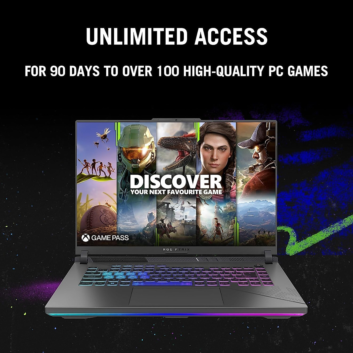 ASUS ROG Strix G16 Gaming Laptop 2024, 16" 240Hz QHD+, Intel 14th Gen Core i9-14900HX (Up to 5.8GHz), GeForce RTX 4060, 32GB DDR5, 1TB SSD, Backlit KB, Wi-Fi 6E, Win11 Pro & MS Office Lifetime License