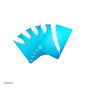 Gamegenic Marvel Champions The Card Game Official Quicksilver Art Sleeves | Pack of 50 Art Sleeves and 1 Clear Sleeve | Card Game Holder | Use with TCG and LCG Games | Made by Fantasy Flight Games