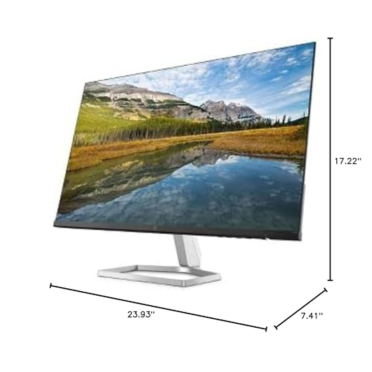 HP 27" Full HD IPS Computer Monitor, AMD FreeSync, (2 x HDMI, VGA) - M27fe