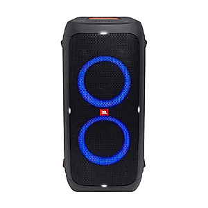 JBL PartyBox 310 Premium High Power Portable Wireless Bluetooth Audio System Bundle PMB100 Wired Dynamic Vocal Mic - Black