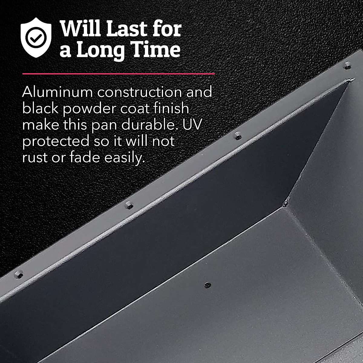 Lurwind Recessed Trolling Motor Foot Pedal Tray - Black Powder-Coated Aluminum, Fits Most Trolling Motor Tray Pedals, Pre-Drilled for Easy Install