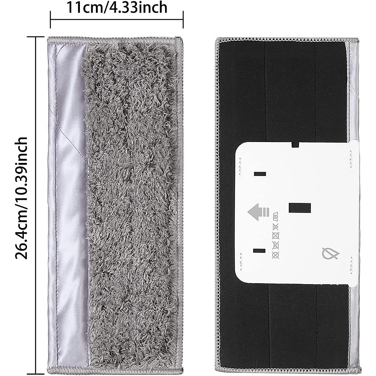 8 Pack Mop Pads Replacement Parts Compatible for IRobot Braava Jet M6 (6110) (6012) (6112) (6113) Ultimate Robot Mop Maintenance Accessories ((4wet+4dry))