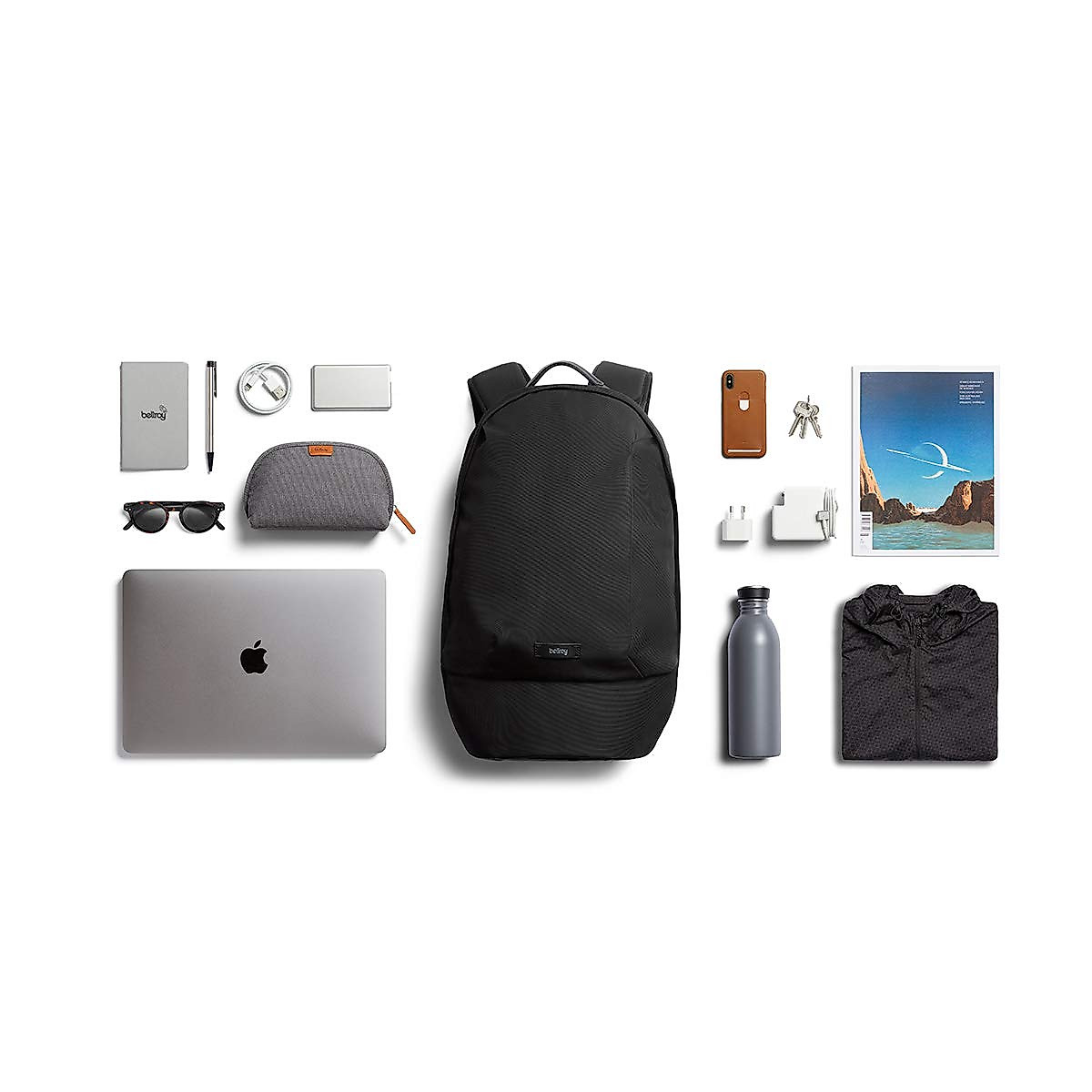 Bellroy Classic Backpack 2nd Edition (Unisex Laptop Backpack, 20L) - Black