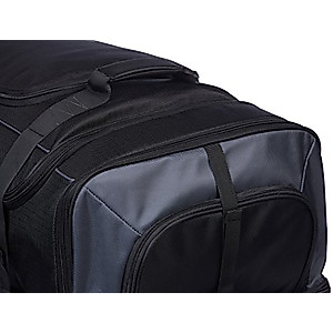 Amazon Basics Ripstop Wheeled Duffel, 35", Black