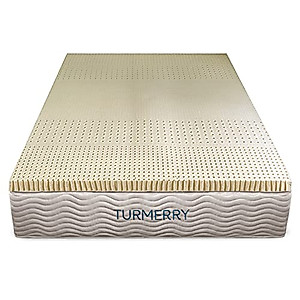 Latex Mattress Topper - 4 inch Organic Latex with Cover (Soft/Medium Flippable) (Twin)