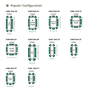 Vego garden Raised Garden Bed Kit, 17" Tall 10 in 1 Modular Raised Garden Beds Kit, Metal Planter Box for Vegetables, Flowers, Herbs, Pearl White