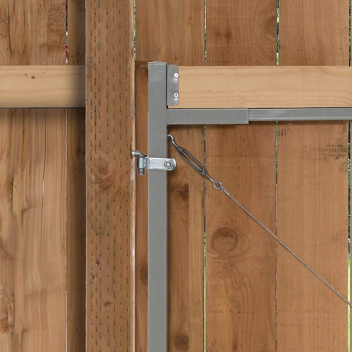 Adjust-A-Gate Steel Frame Anti Sag Impervious to Fade & Rust Adjustable Gate Building Kit with Patented Truss Cable System & Telescoping Bars, 2 Pack