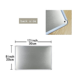 STAPTOP Today I Choose to Be Happy Flower and Dragonfly Garden Metal Tin Sign, Metal Signs for Home Living Room Wall Decor, Bar Pub Garage Diner Cafe Home Wall Decor Art 8x12 Inch, 8 x 12 Inch