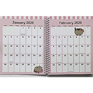 Pusheen 2019-2020 Weekly/Monthly Planner Calendar