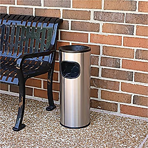 Genuine Joe - GJO58883 Fire-Safe 3-Gallon Ashtray Receptacle