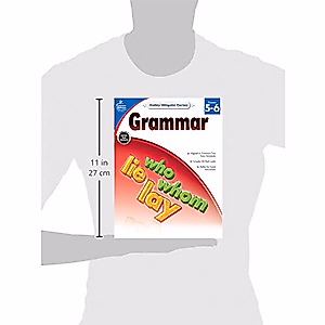Carson-Dellosa Kelley Wingate Series Common Core Edition Grammar Workbook, Grades 5 - 6 (Ages 10 - 12)