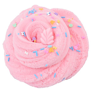 HUNDUN 2 Pack Cloud Slime Blue and Pink Supplies Stress Relief Toy Scented DIY Putty Sludge Toy Gifts for Girls and Boys (Blue&Pink)