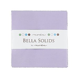 Bella Solids Lilac Charm Pack Bella Solids from Moda by The Pack