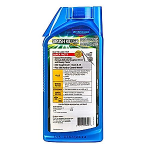 BioAdvanced Brush Killer Plus, Concentrate, 32 oz – Kills Tough Brush Roots & All, Kills Poison Ivy