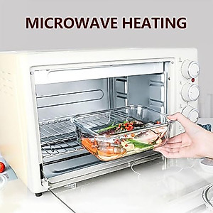 TRBIDRBO 3 Packs Glass Meal Prep Containers Set, Glass Food Storage Containers with Lids for Meal Prep and Leftovers Microwave, Oven, Freezer Dishwasher Friendly (Pink)