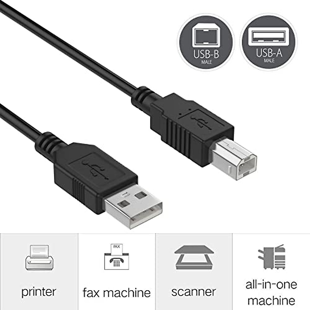 Dysead 6ft USB Data Cable Cord Lead for AlphaSmart Dana Compact Portable Word Processor
