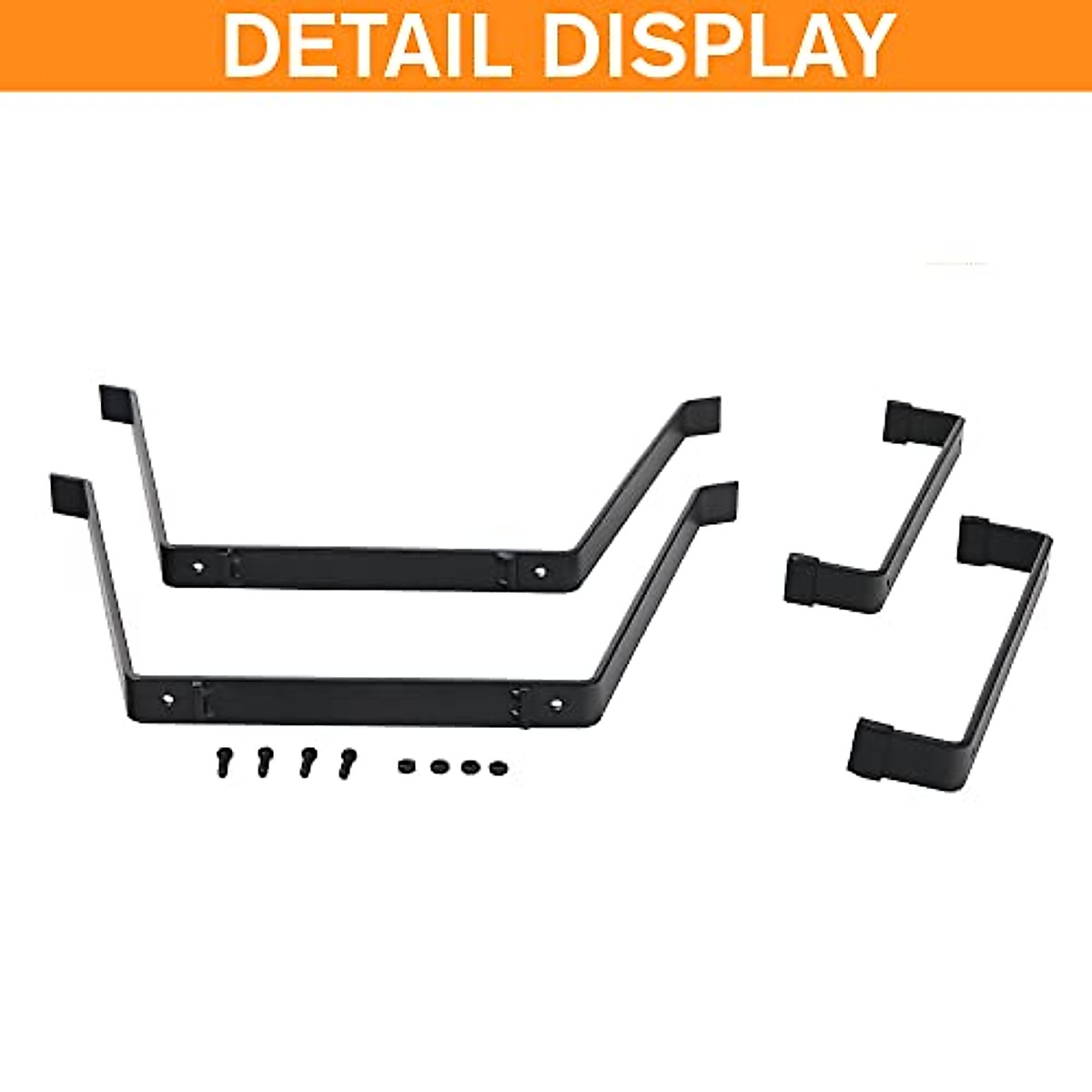 GREEN PARTY Firewood Rack 20 Inch Indoor/Outdoor Firewood Holder, Log Rack Wood Holder for Fireplace, Kindling Wood Storage and Wood Stove Accessories(Black)