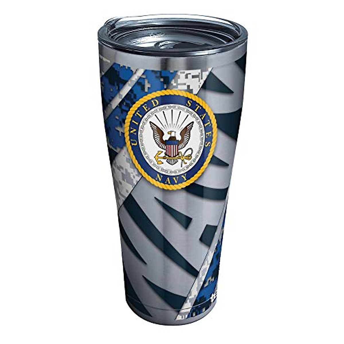 Tervis Triple Walled Navy Insulated Tumbler Cup Keeps Drinks Cold & Hot, 30oz - Stainless Steel, Digi Camo