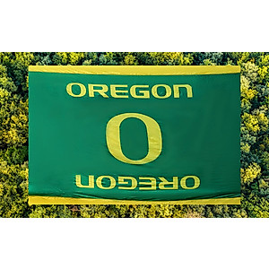 Rincon Official (University of Oregon) College Hammock - Premium 210T Nylon, Spacious 112 x 74 inches (LxW) Double & Single Camping Hammock - Portable Outdoor Adventure Gear for Students and Alumni