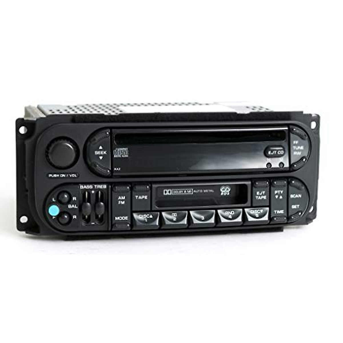 Dodge Jeep Chrysler 02-06 AM FM CD Cassette w Bluetooth Music P05091605AC - RAZ (Renewed)