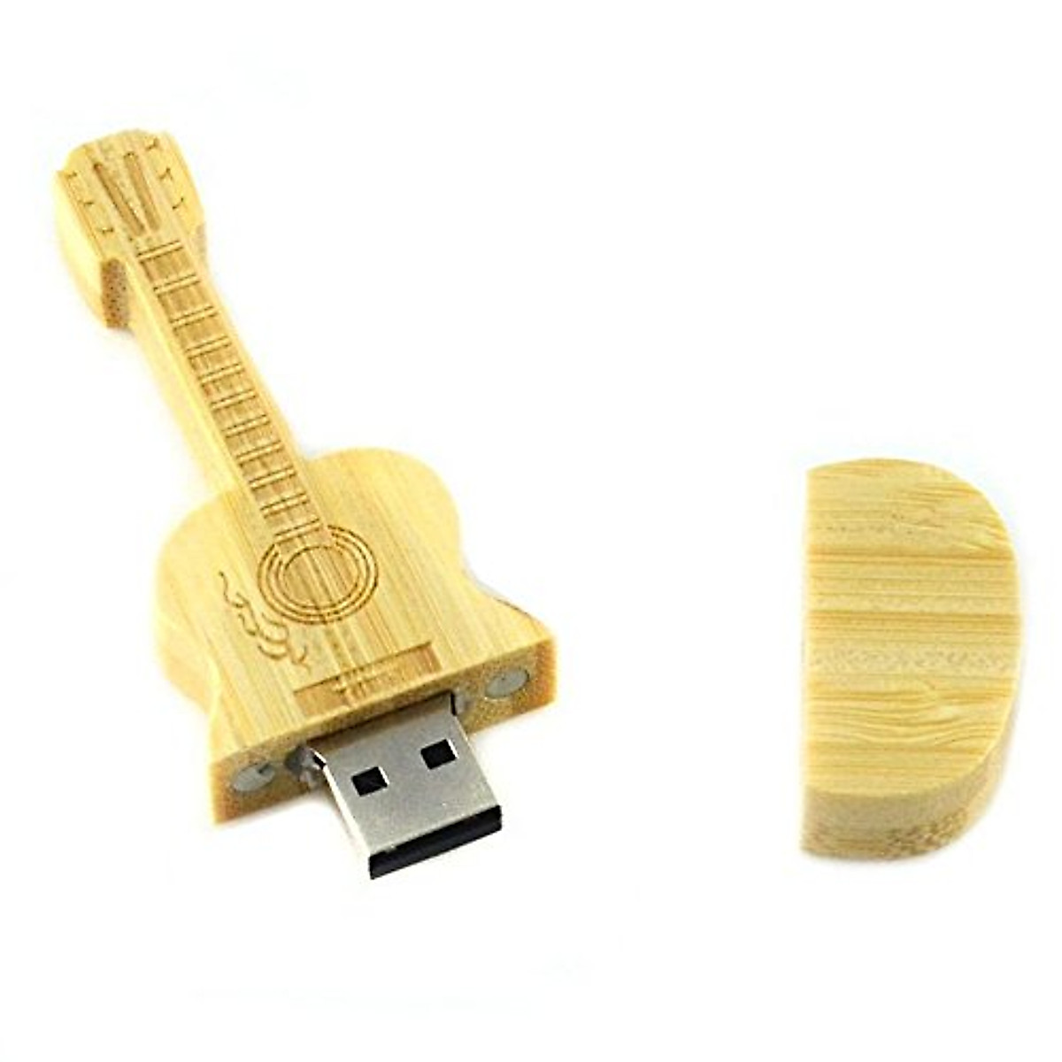 Aneew Pendrive 16GB Wooden Guitar USB Flash Drive Memory Thumb Stick U Disk Music Instrument Gift