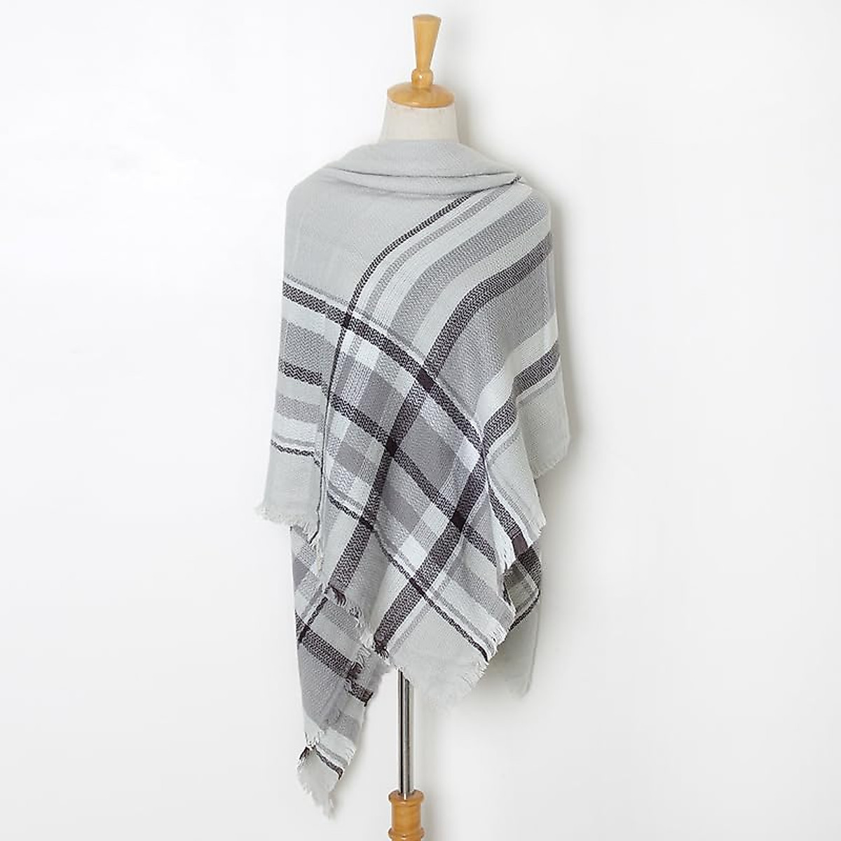 Neal LINK Women's Scarves Wraps Warm Blanket Scarf Shawl Winter Plaid Scarfs for Women