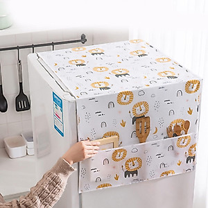 HERCHR Washer and Dryer Covers for The Top, Laundry Guards for Washer and Dryer Refrigerator Cover Fridge Cover Washer Dryer Cover