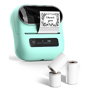 Phomemo M220 Label Maker, New Flagship 3.14 Inch Bluetooth Thermal Label Printer for Barcode, Address, Labeling, Mailing, File Folder Label, Easy to Use, with 3 Rolls Label