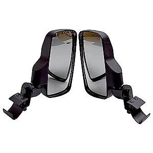 Universal UTV Side View Mirrors large field of view 360° Rotate Adjustable Rearview Mirror Shatter-resistant Clear View Compatible with Polaris Ranger General Defender Can-Am Maverick Trail