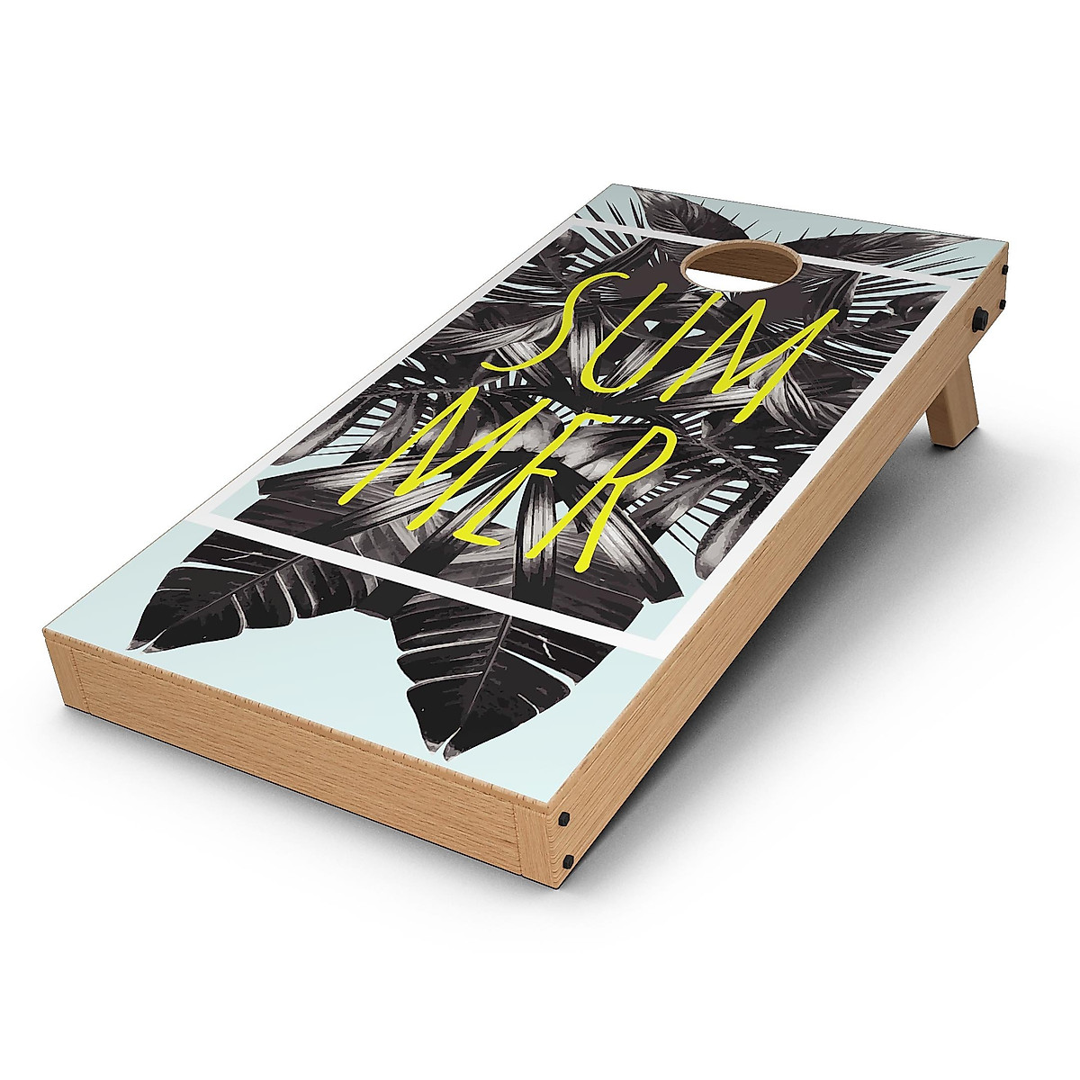 Design Skinz Summer Tropical Skin Set for Cornhole (Skin Only) - Mint Summer Time