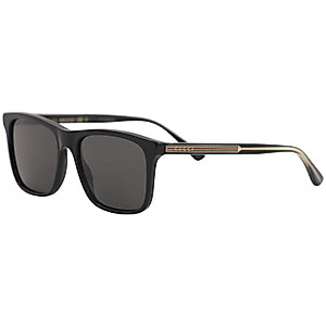 Gucci GG0381SN Black/Grey 57/18/145 men Sunglasses