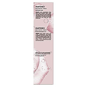 Pantene Nutrient Blends Miracle Moisture Boost Rose Water Shampoo & Conditioner Dual Pack for Dry Hair, Sulfate Free