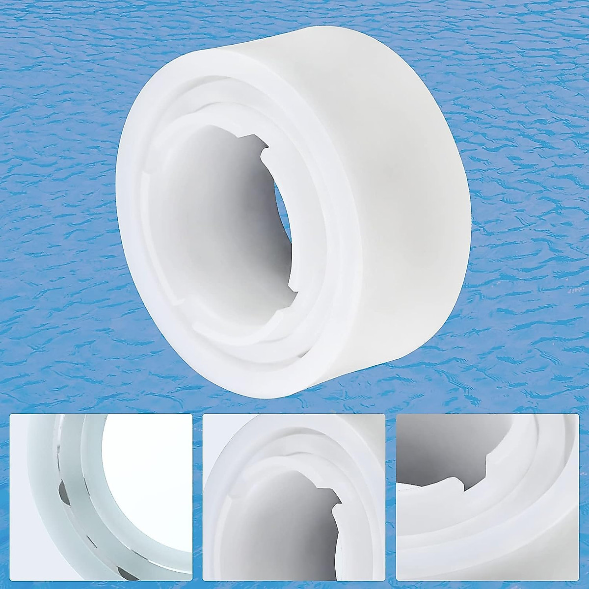 Axfvd 3884997-R6 Guide Wheels Pully Gears Replacement, with 4 Pack Guide Wheels and 2 Pully Gears for Maytronics Dolphin Nautilus CC Plus M200/M400/M500 and Dx3/Dx4/Dx6 Premier Pool Cleaner