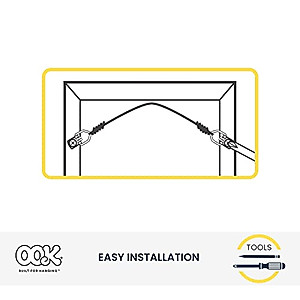 OOK 50207 20-Pound Steel D-Ring Hangers, 2-Pack