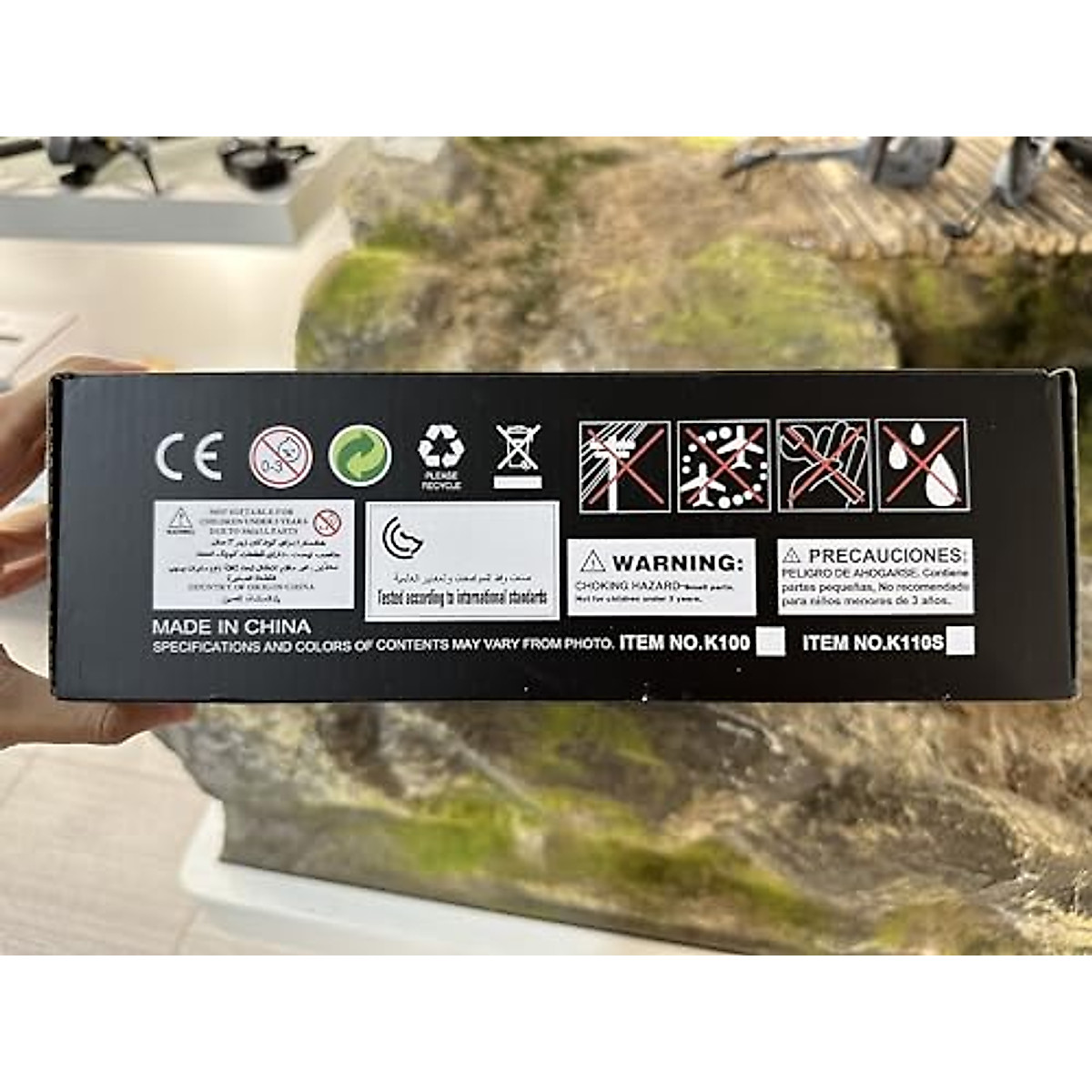 WLtoys K110S 6CH 3D/6G System K110S 2.4G 6CH Brushless 3D6G System Flybarless RC Helicopter for FUTABA S-FHSS K127 4CH (K110S 1 * 450mah)