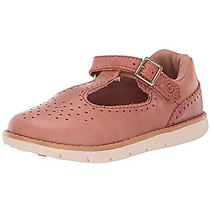 Stride Rite Girls SRT Nell Mary Jane Flat, Sierra, 7 Toddler