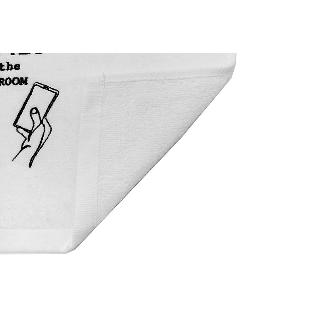 Indecor Home 2 Pack Hand Towels, Cute Funny Decor, for Bathroom, Kitchen Sink, Finger Tip Towels 100% Cotton, Plush and Super Absorbent 16x26 Inches