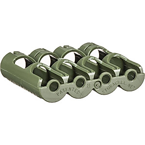 Storacell by Powerpax Slimline AA Battery Storage Caddy, Military Green - Holds 4 Batteries (Not Included)