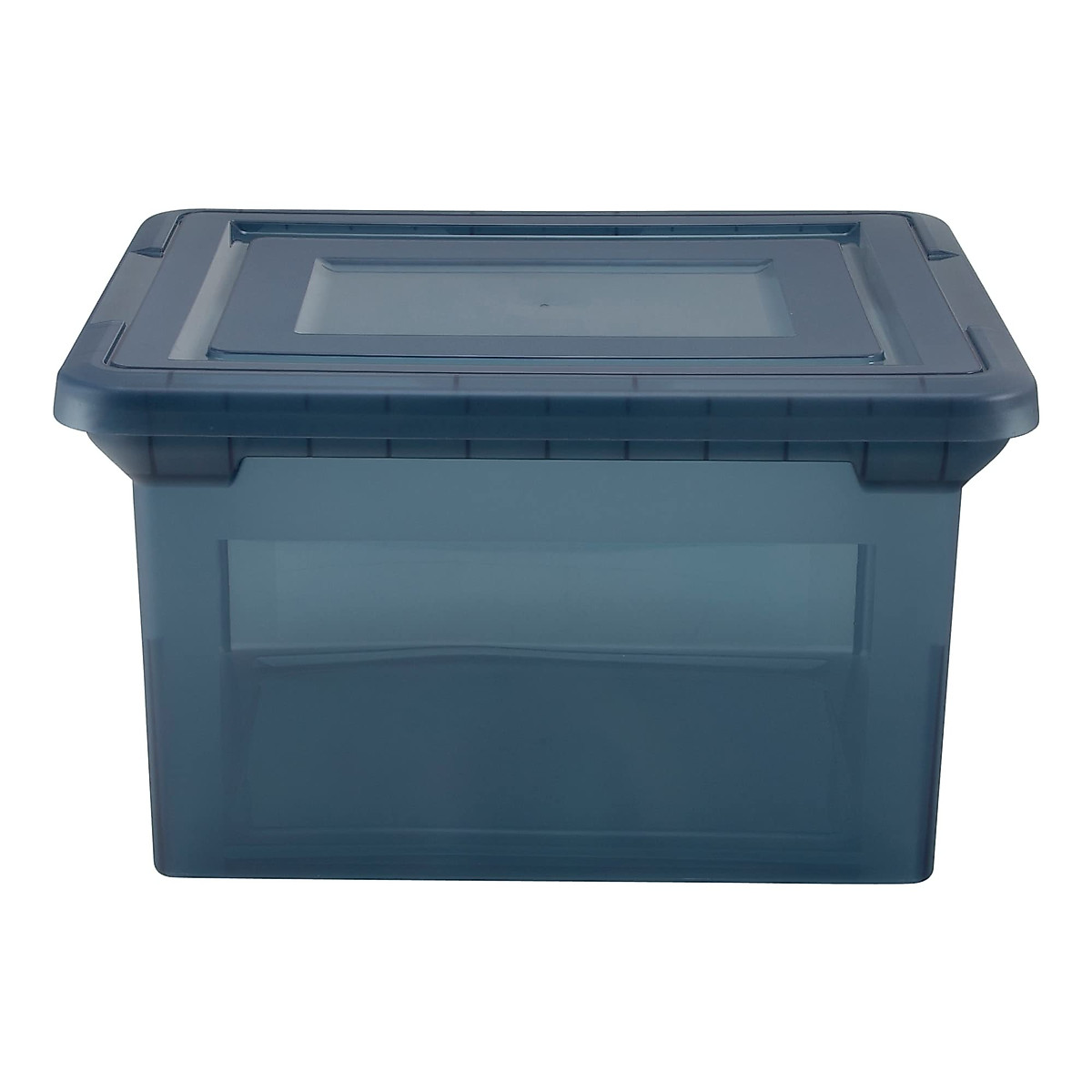 Office Depot® Brand File Tote, 35 Qt, Letter/Legal Size, 10-13/16"H x 13-5/8"W x 18"D, Copen Blue