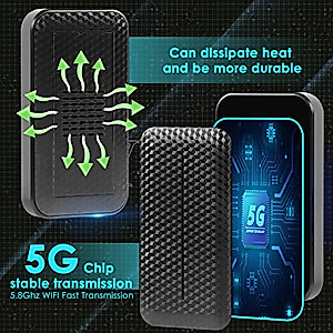 Wireless CarPlay Dongle for iPhone - Apple Bluetooth Pair Magic Box Convert Wired to Wireless for Carplay Car Auto Connect No Delay iOS Link Stable Transmission Plug and Play Carplay Adapter