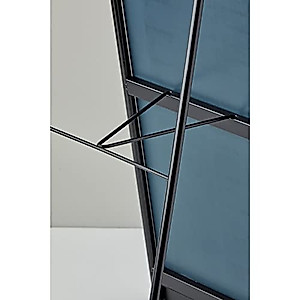 Adesso WK1113-12 Albert Floor Mirror, Black