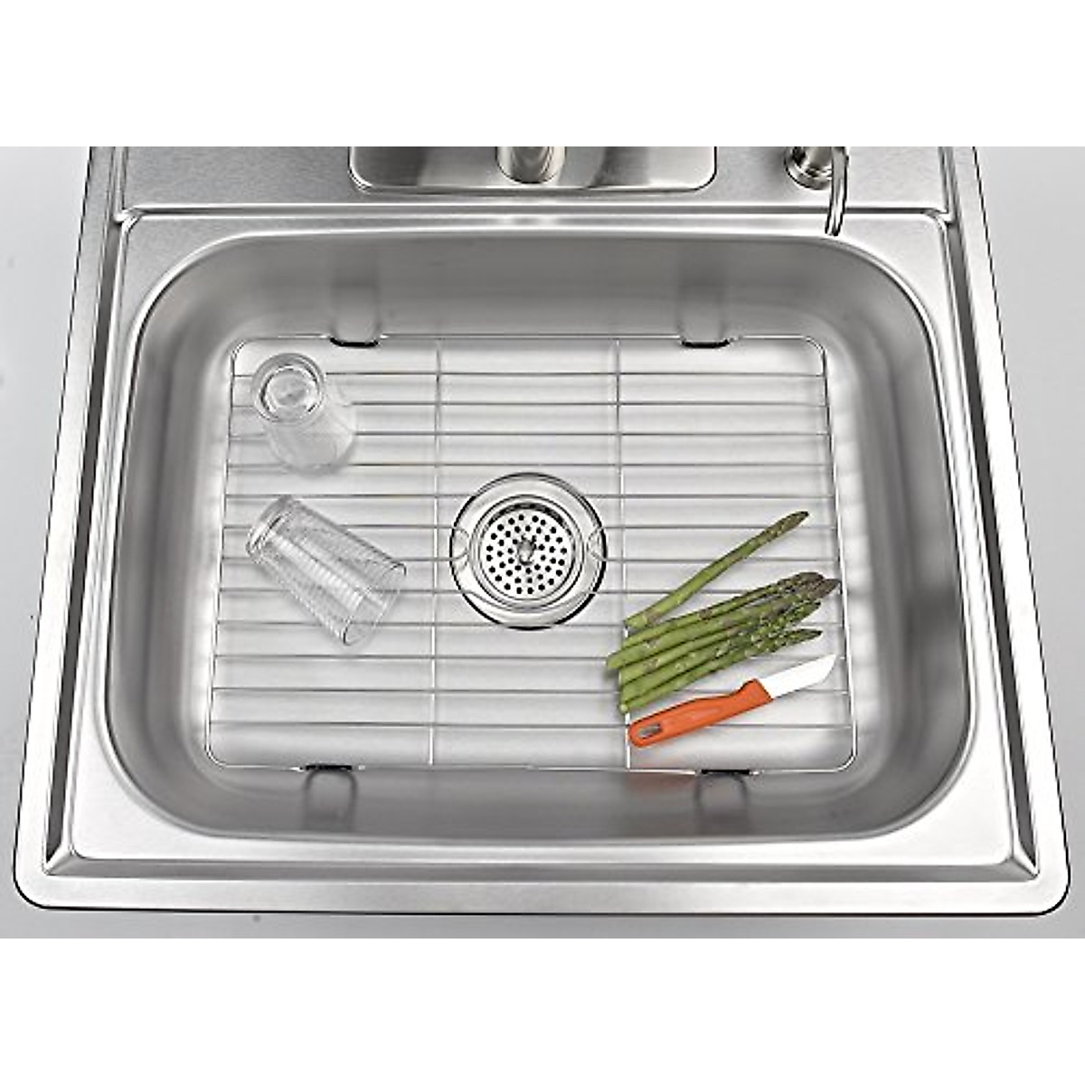 Better Houseware 1485.8 Small Sink Protector Grid, Stainless Steel