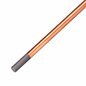 uxcell Copper Coated Gouging Carbon 25/64" x 14", 2pcs Carbon Gouging Rods Copperclad Electrodes