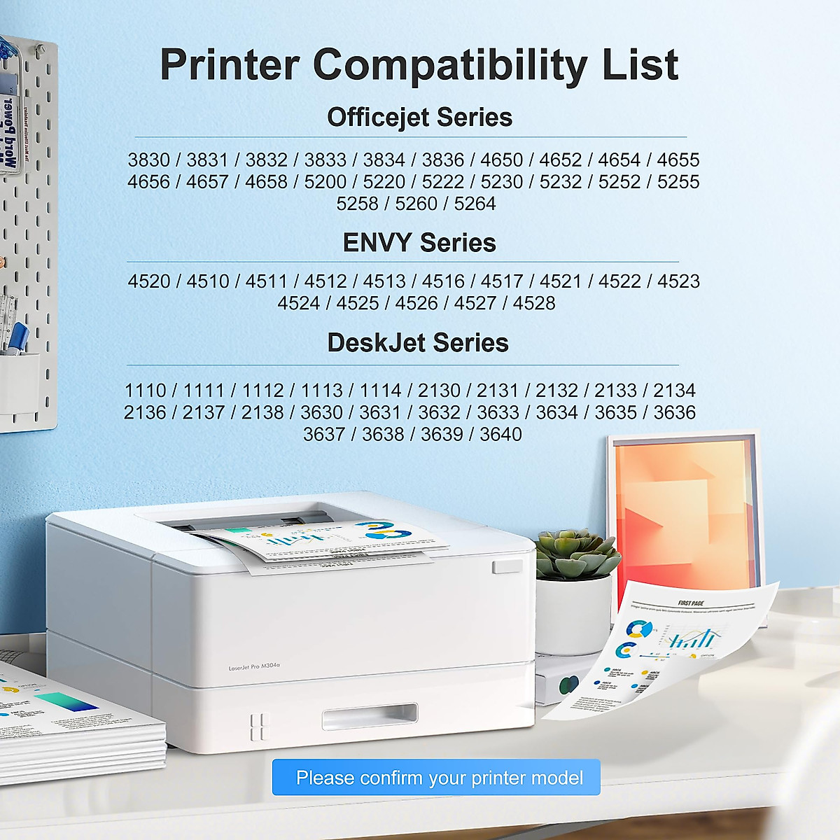 WEKVA Remanufactured Ink Cartridge Replacement for HP Ink 63 63XL Works for HP OfficeJet 3830 4650 4655 5255 5258 5200 3833 Envy 4520 4512 DeskJet 1112 2130 3630 3633 Printer (1 Black,1 Color,2 Pack)