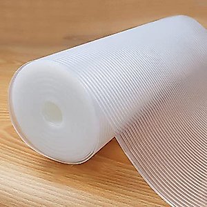 Shelf Liner 17.5 Inches x 20 FT, Non Adhesive Cabinet Liner, Double Sided Non-Slip Drawer Liner，Cupboard Liner，Washable Refrigerator Mats for Pantry Cabinet, Kitchen Drawer, Bathroom Shelves,Shoe Rack
