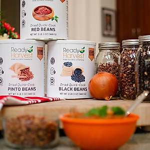 Ready Harvest Red Beans Canned Food Canned Beans Quick-Cook Beans Emergency Food Supplies Survival Food Emergency Food Rations #10 Can 25-Year Shelf Life 3 lbs